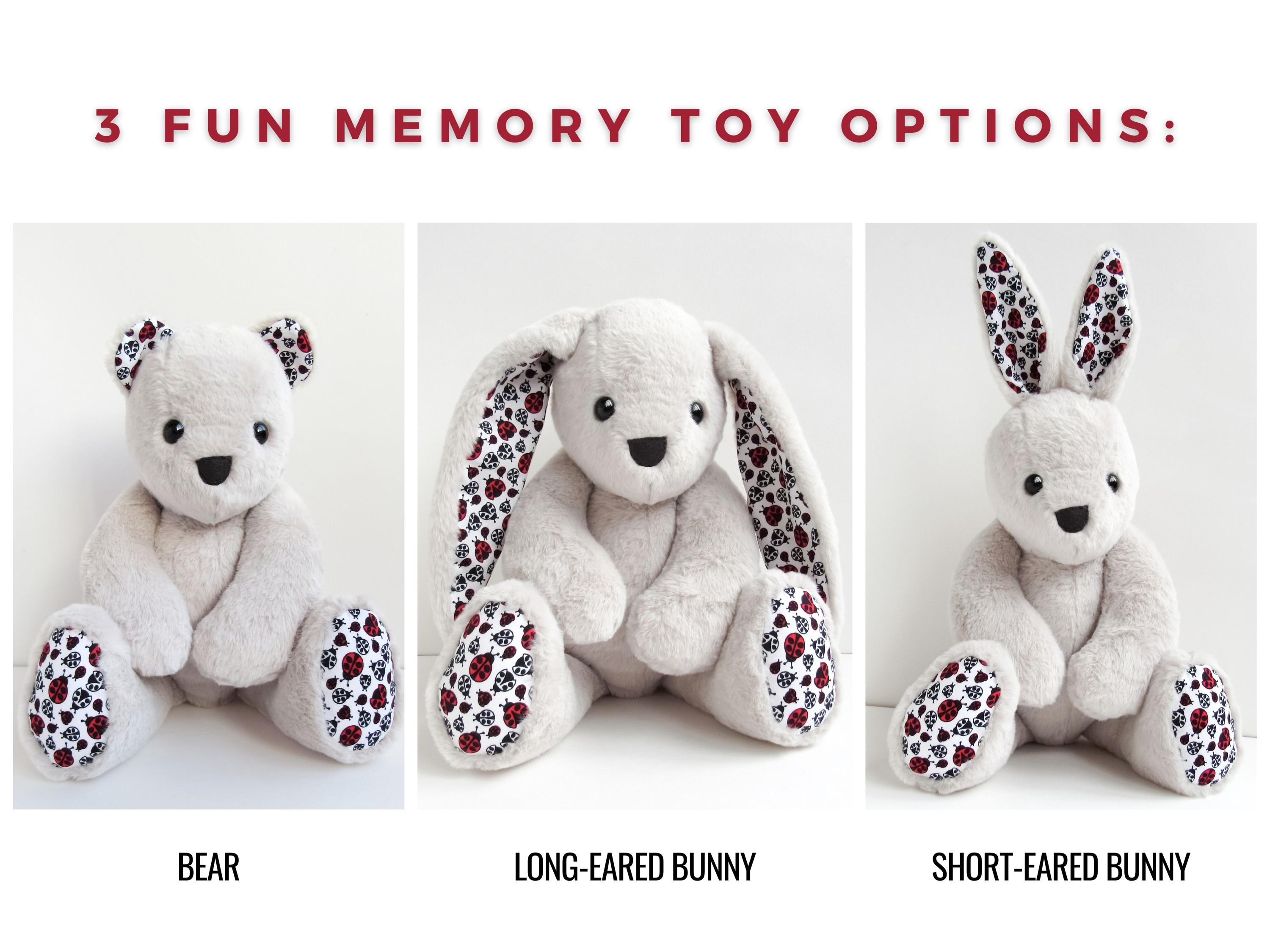Memory Bear Pattern Pdf , Teddy Bear Pattern , Bunny Sewing Pattern PDF ...