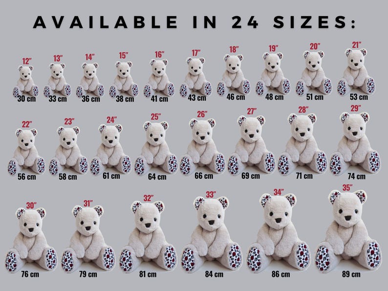 Memory Bear Sewing Pattern : Teddy Bear & Bunny Tutorial Pdf + Video ...