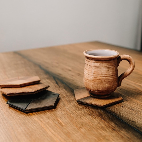 Wooden Cup Mat - Etsy