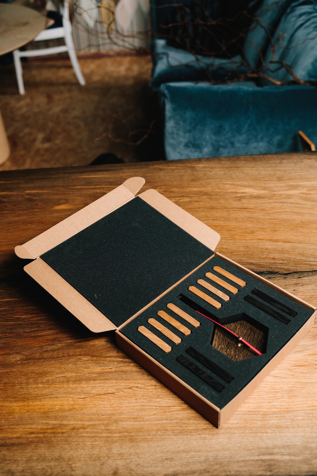 Wall Clock Wood Clock on the Wall Living Room Large Wall Clock DIY ...