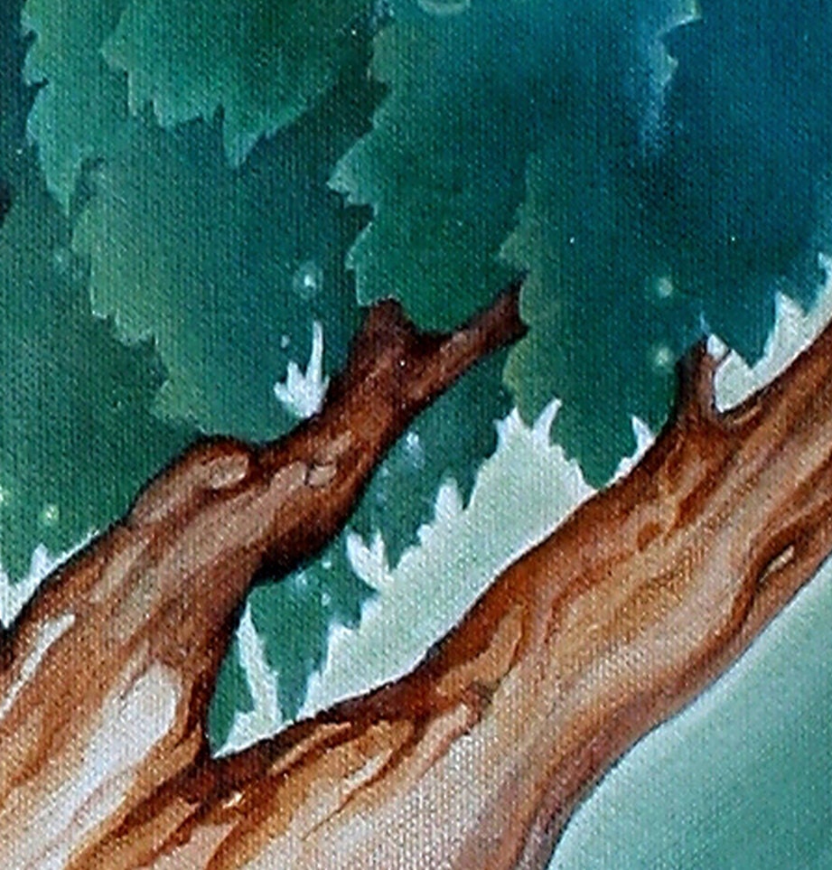 Earth Tree 11x14 Tree of Life Art Print of Painting Earth | Etsy