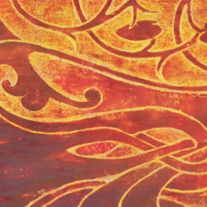 Elk Print - 11x14 Art Print of Oil Pastel Etching - Animal Totem Pagan ...