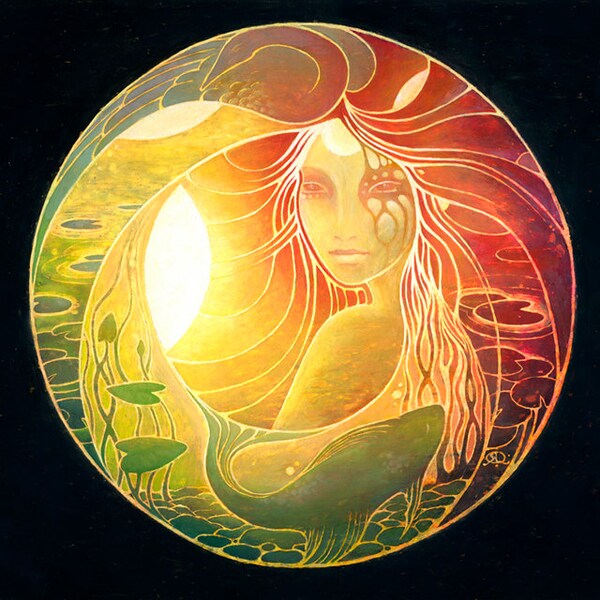 Bear Print Ursa Major Constellation 11x14 Art Print of Oil Pastel ...