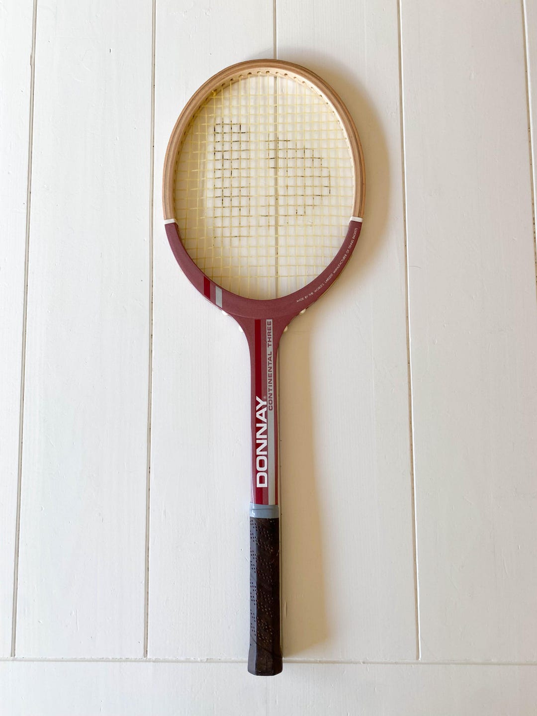 Vintage Tennis Racket Donnay Continental Three – Classic Design for ...