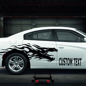 Dragon Car Sticker – Fits Dodge Charger & Challenger – Fierce Dragon ...