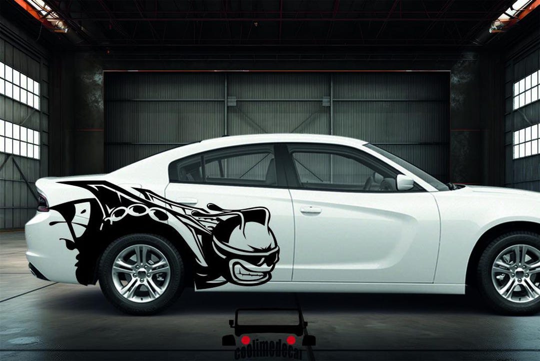 For Both Sides - Angry and Racing Bee Left and Right Side - Charger ...