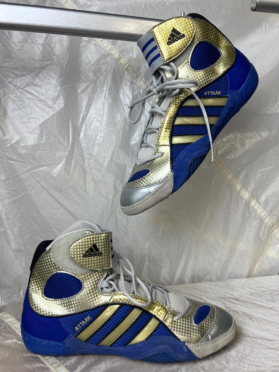Adidas Attack – Wrestling / Boxing / Martial Arts Race Trainers Blue ...