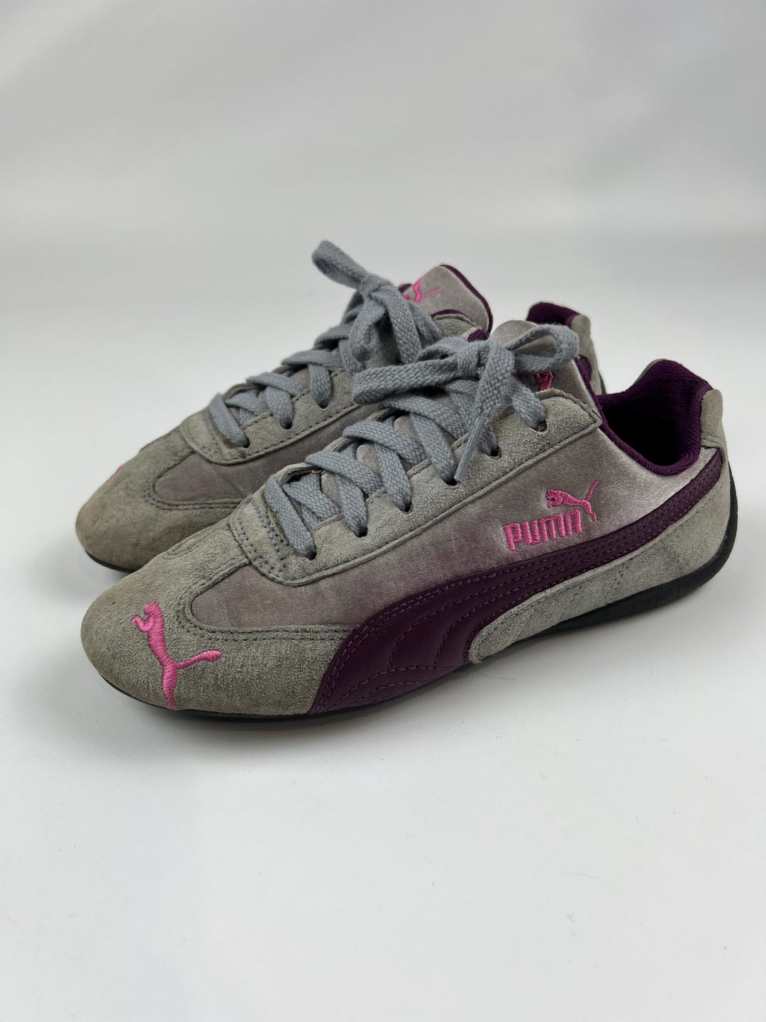 Puma Speed Cat Vintage Purple Pink Black Gray – Suede Classic Race ...