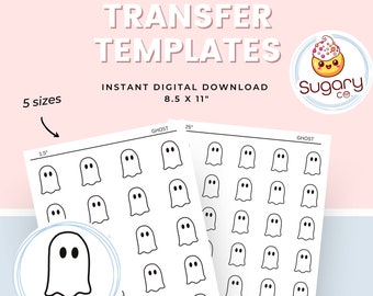 Halloween Royal Icing Transfer Sheets, Set of 10 Printable Sheets ...