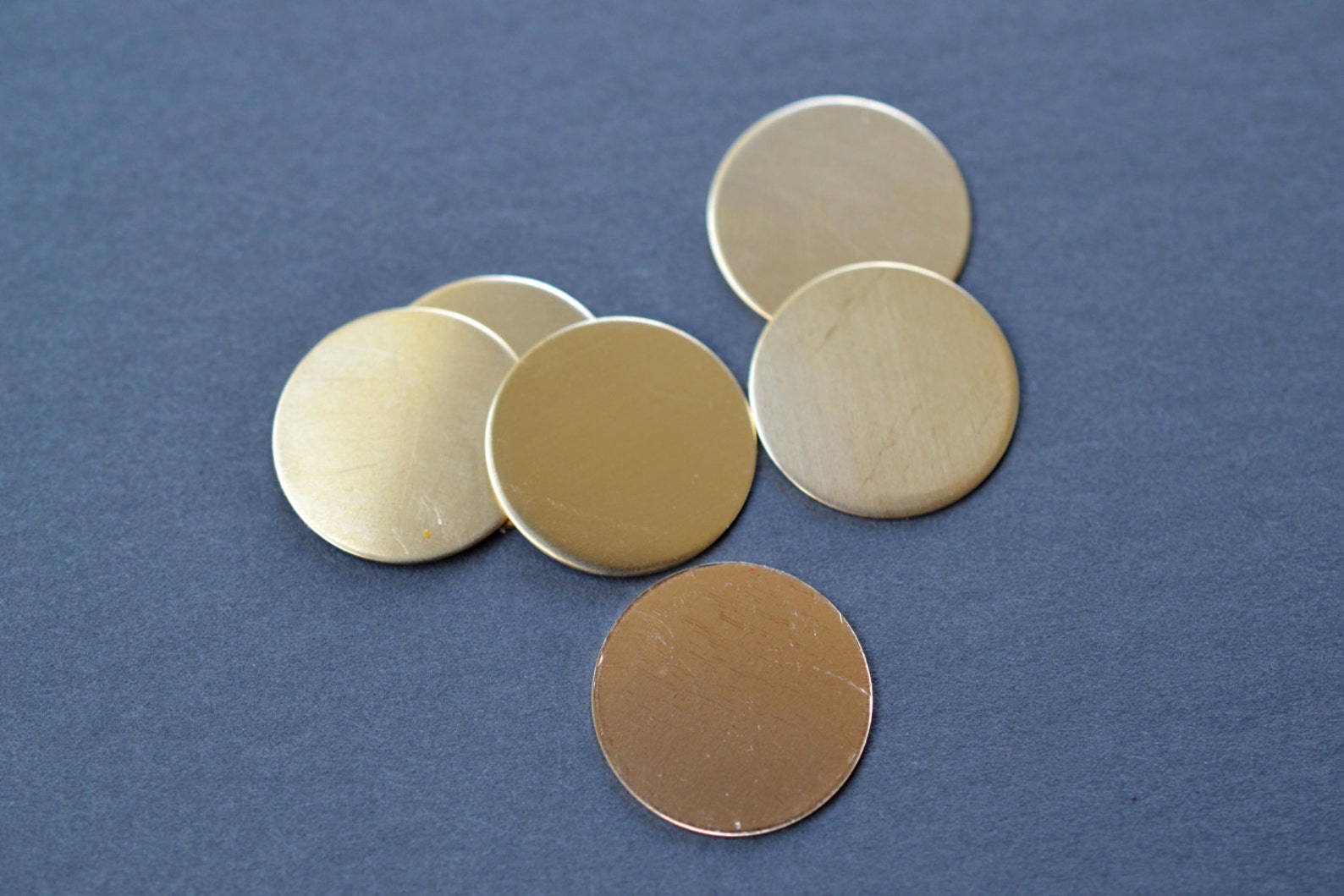 3/4 Inch Diameter Raw Brass Discs Brass Stamping Blanks Set - Etsy