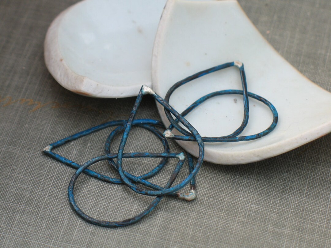 Large Blue Teardrops- Quantity 6 - Etsy