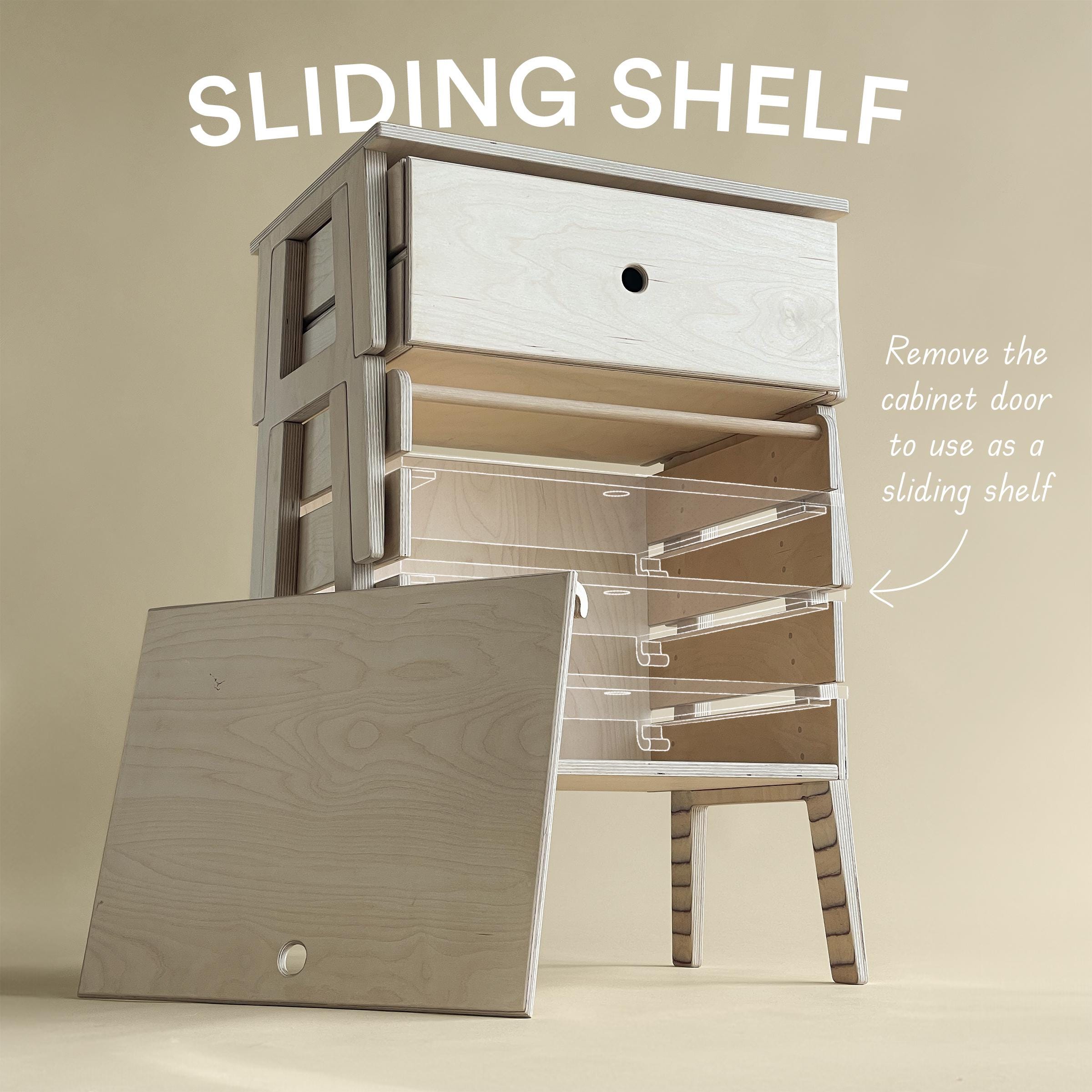 Modular Stacking Cabinets W/legs (3-pieces) — Customizable Organizer ...