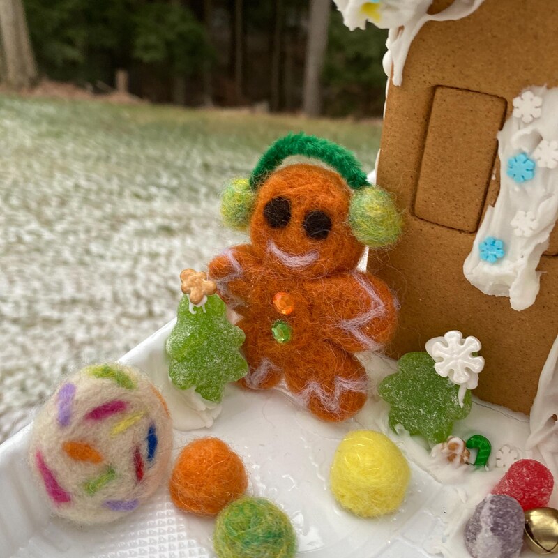Felt Gingerbread Man - Etsy