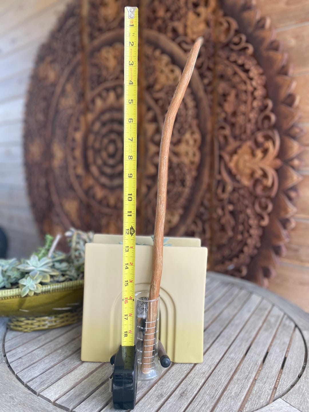 Handcrafted Tapping Stick Therapeutic Swamp Wood Stick Eco-friendly ...