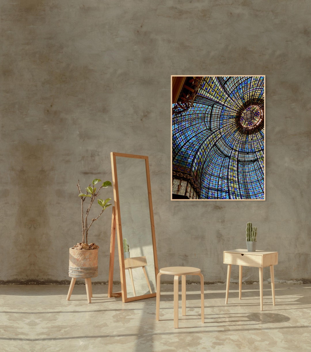 Paris Photography Stunning Stained Glass Dome at Printemps Paris Iconic ...