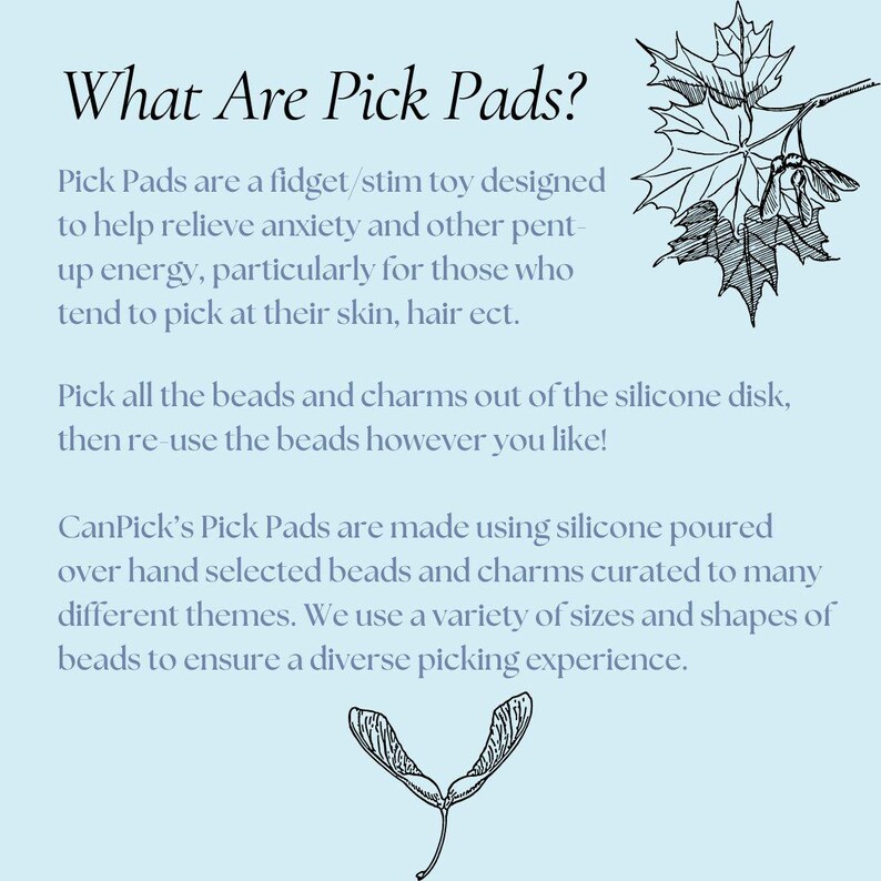 Femininomenon Theme Pick Pad - Anxiety, Autism, ADHD, Fidget, OCD ...