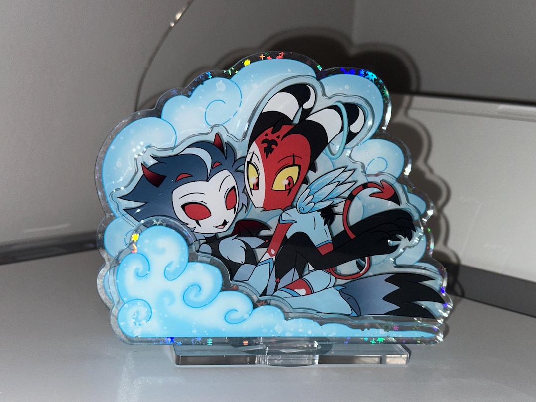Chibi Stolas and Blitz Angel and Demon Standee - Etsy