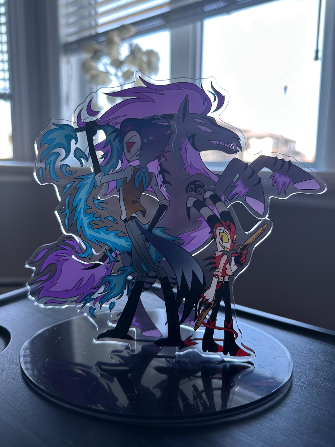 Blitz and Stolas With Horse Standee - Etsy