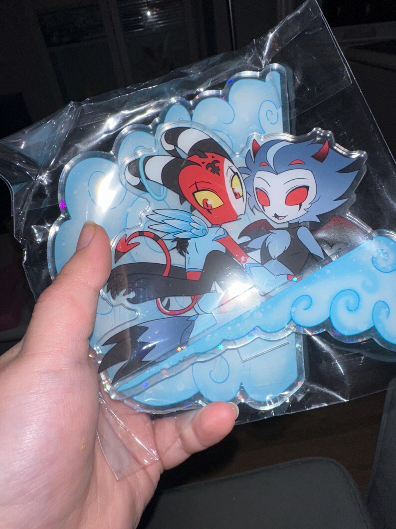 Chibi Stolas and Blitz Angel and Demon Standee - Etsy
