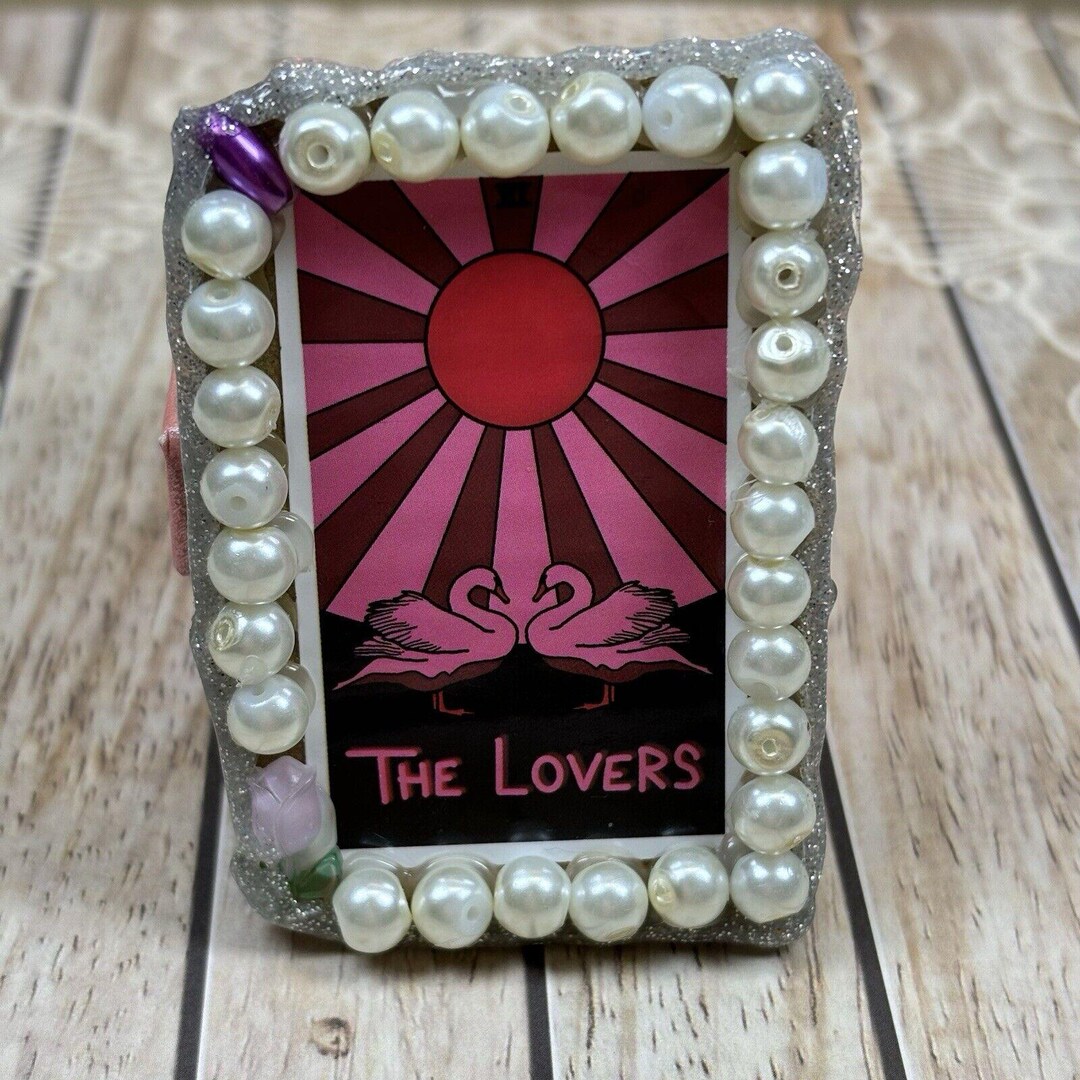 Brooch the Lovers Tarot Card Swan Badge Jewellery Coat Accessory ...