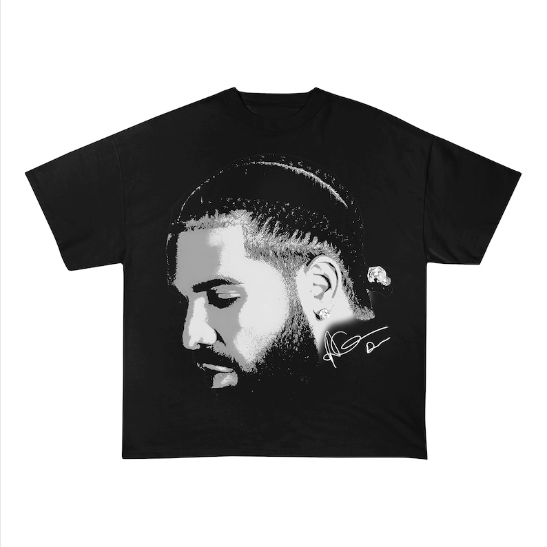 DRAKE T Shirt Design. PNG Digital 4500x5100 Px. Hiphop, Rapper, Rap ...