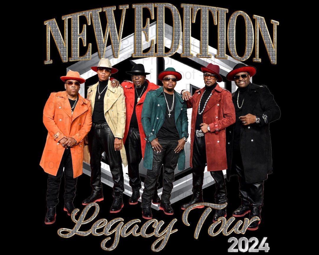 New Edition Band Legacy Tour 2024 PNG, Hip Hop Rap NE R&B - Etsy