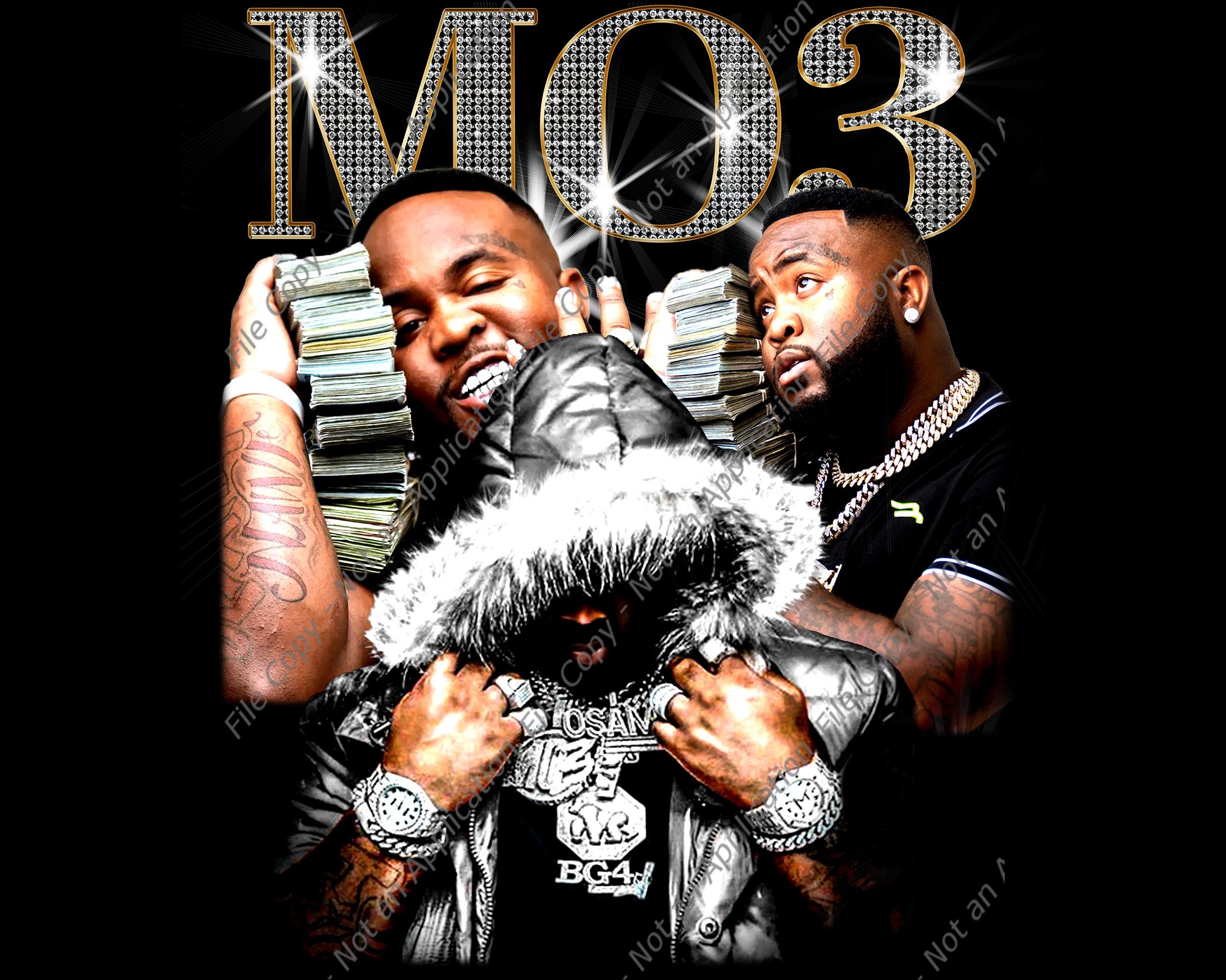 Mo3 Png , Ready to Print, Printable Design, Hiphop Artist, 90s, Rapper ...