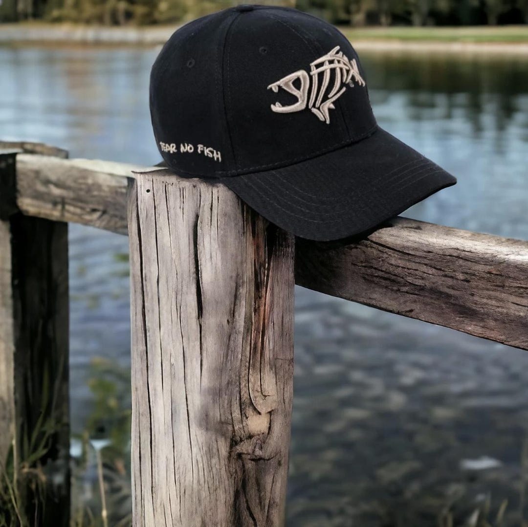 Fishing Hat Fear No Fish Cap Embroidery Unisex Baseball Cap Fishing ...