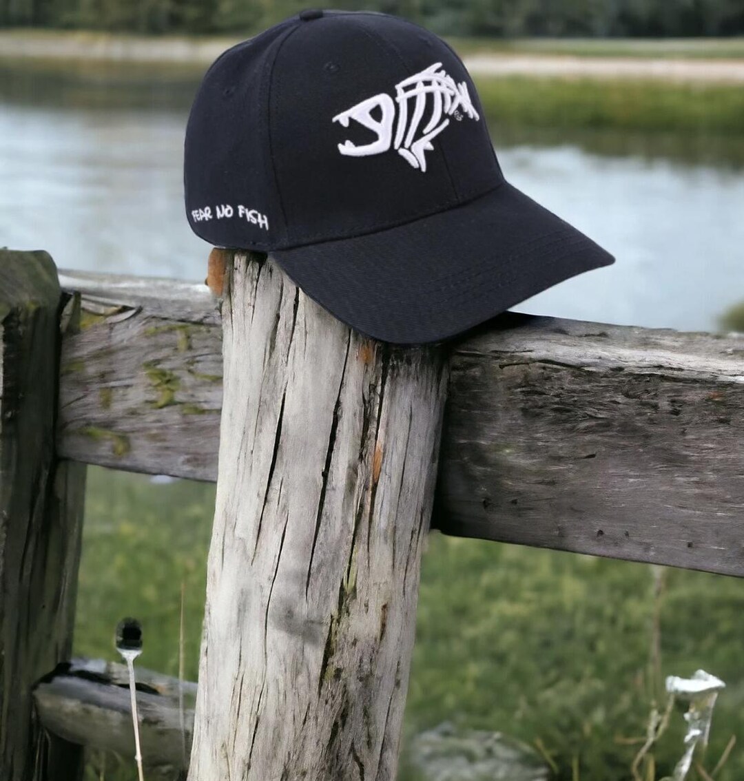 Fishing Hat Fear No Fish Cap Embroidery Unisex Baseball Cap Fishing ...
