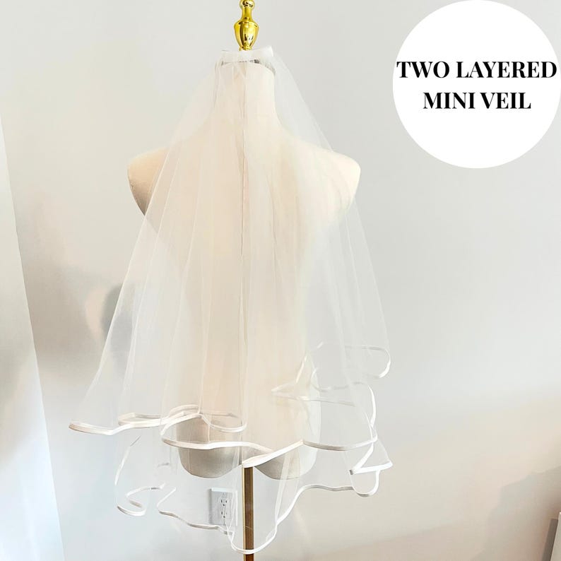 Cathedral Wedding Veil: Hand-stitched Lace Trim, 120 Inch Tulle Veil - Etsy