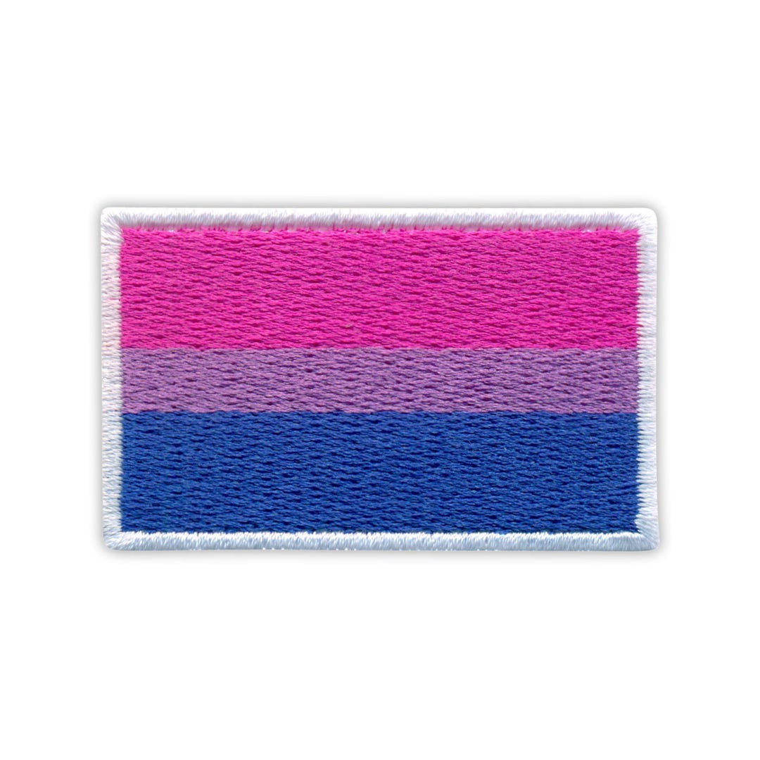 Bi Flag - Bisexual Pride Flag - Embroidered Patch / Badge - Patchion ...