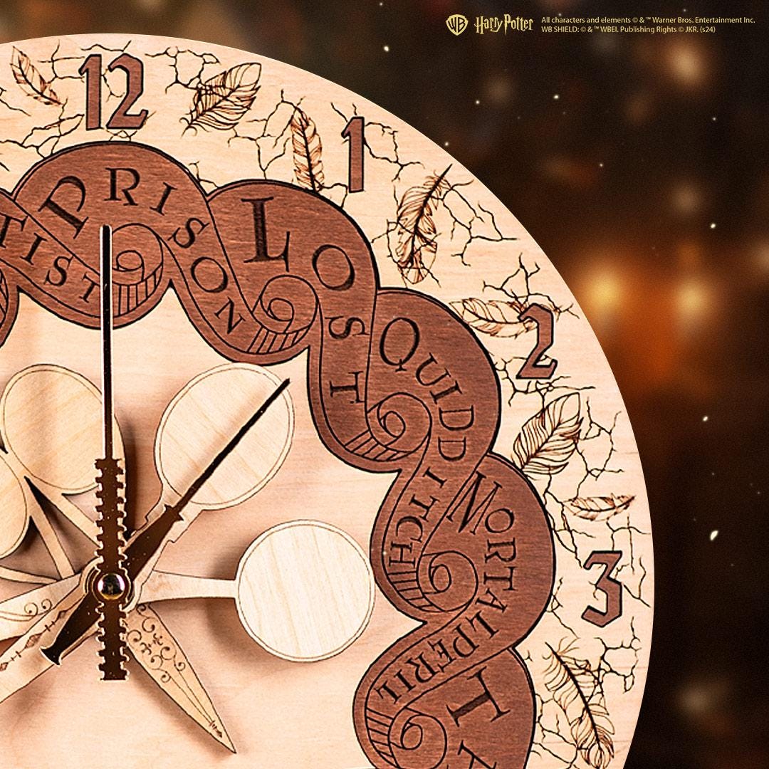 Customizable Weasley Family Round Clock | Magical Harry Potter Home ...