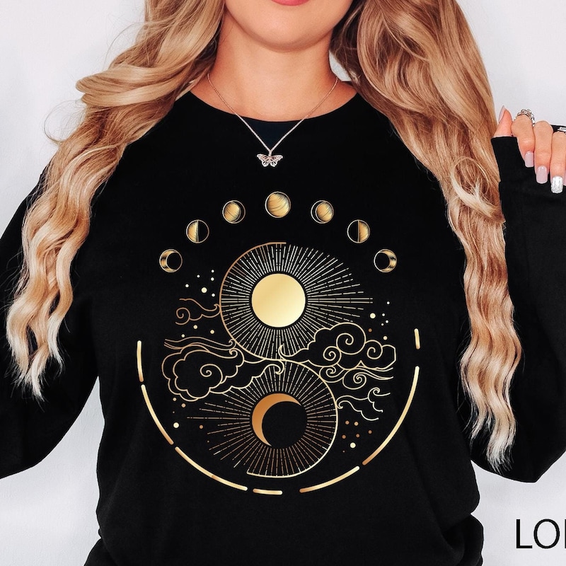 Moon Sweatshirt - Etsy