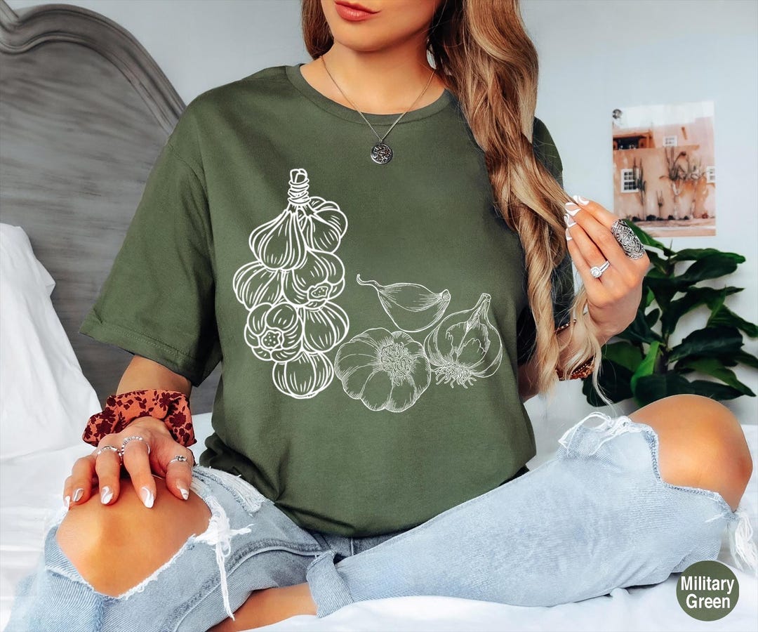 Garlic T-shirt, Onion Garlic Shirt, Gilroy Garlic Festival Shirt Garlic ...