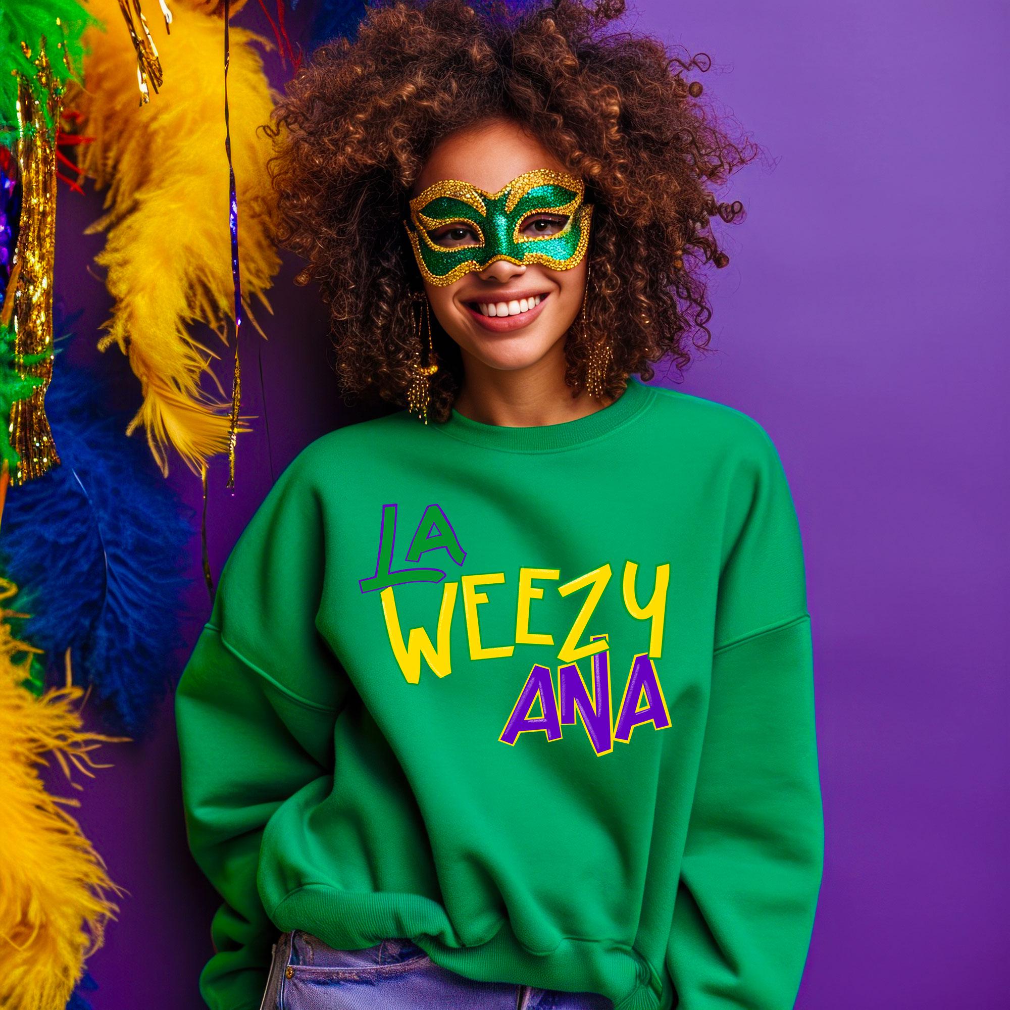La Weezy Ana Sweatshirt, Mardi Gras Sweatshirt, Popular Mardi Gras 2025 ...