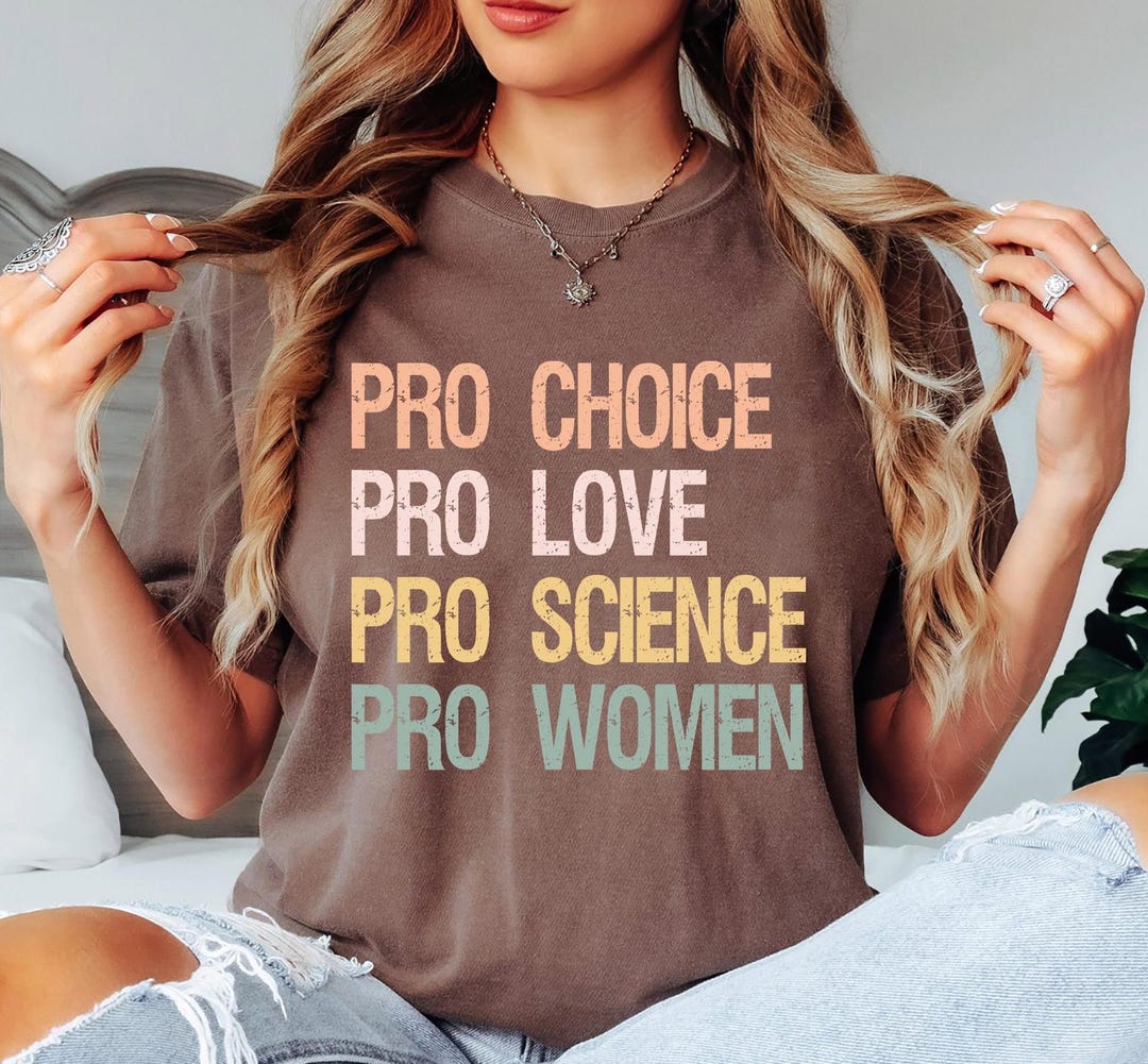 Comfort Colors® Pro Choice Women Rights Shirt, Feminist Shirt, Women's ...