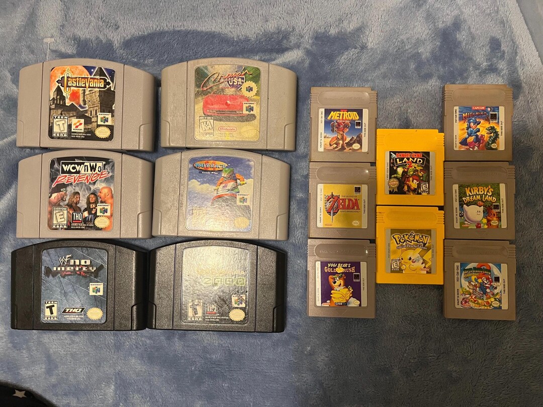 Gameboy/n64 Game Lot - Etsy