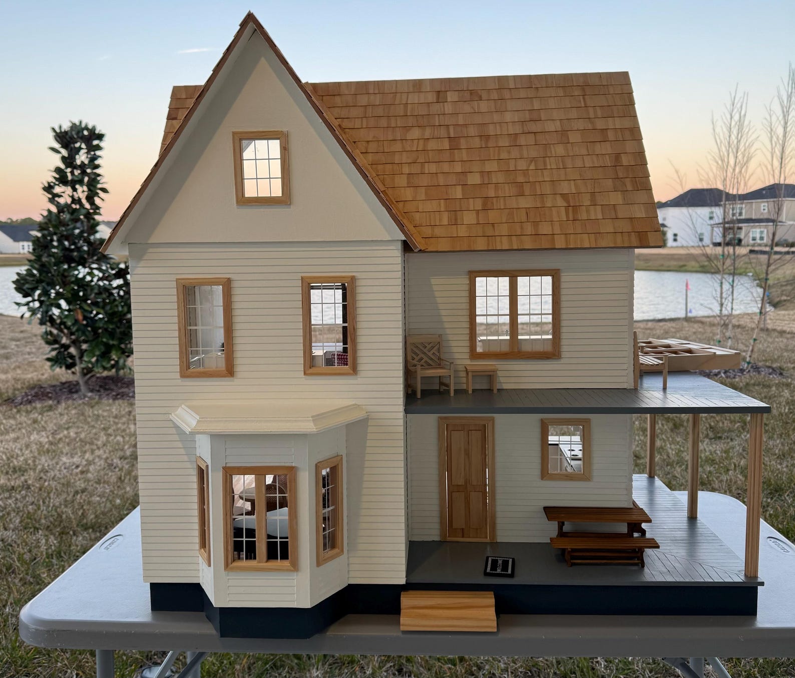 Custom Dollhouses - Handcrafted - Victoria’s Farmhouse - Fully ...