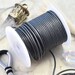 Metallic Graphite Gray: 2mm Round Leather Cord, 2+ Feet (pick Your Qty ...