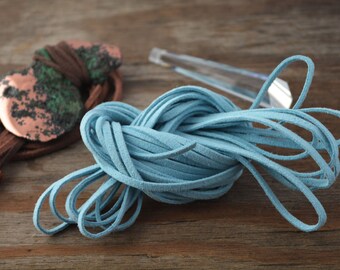 Scarlet Red: Faux Suede Leather Cord microfiber 3mm X 15ft | Etsy