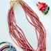 Shiny Guava Pink: Goomba Beads, Ghana Rondelle Tube Glass Beads, 4x3mm ...