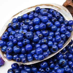Royal Blue: Real Acai Beads From South America, 6-10mm | Pick Your ...