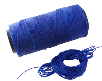 Navy Blue: Waxed Polyester Cord 1mm X Pack of 25 Feet 8.33 | Etsy