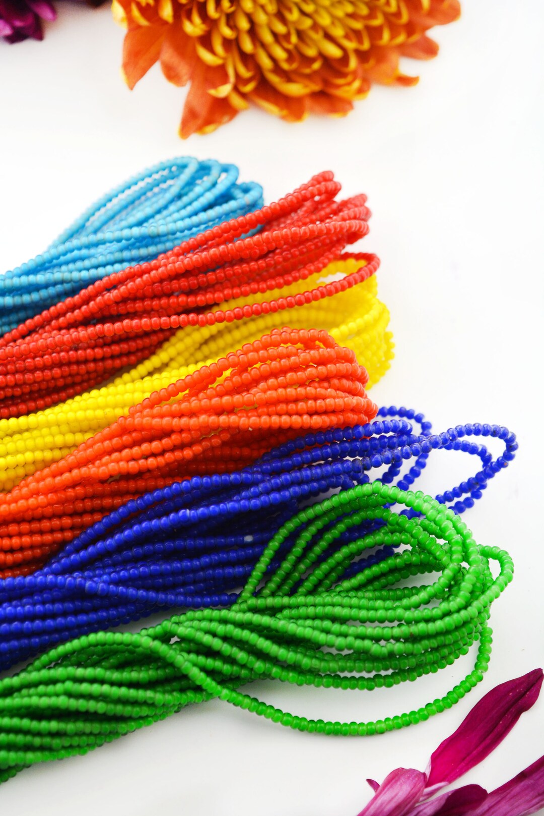 Solid Goomba: 2.5mm Goomba Glass Beads, Ghana Rondelle Tube Glass Beads ...