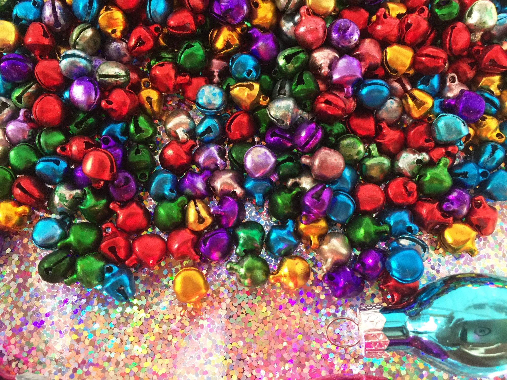 Christmas Jingle Bells Multi-Color Tiny Bells 9x8mm 25 pcs | Etsy