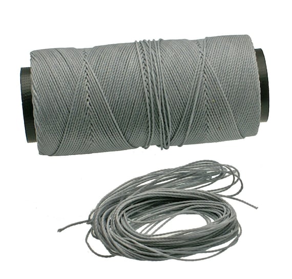 Light Gray: Waxed Polyester Cord 1mm X Pack of 25 Feet 8.33 | Etsy