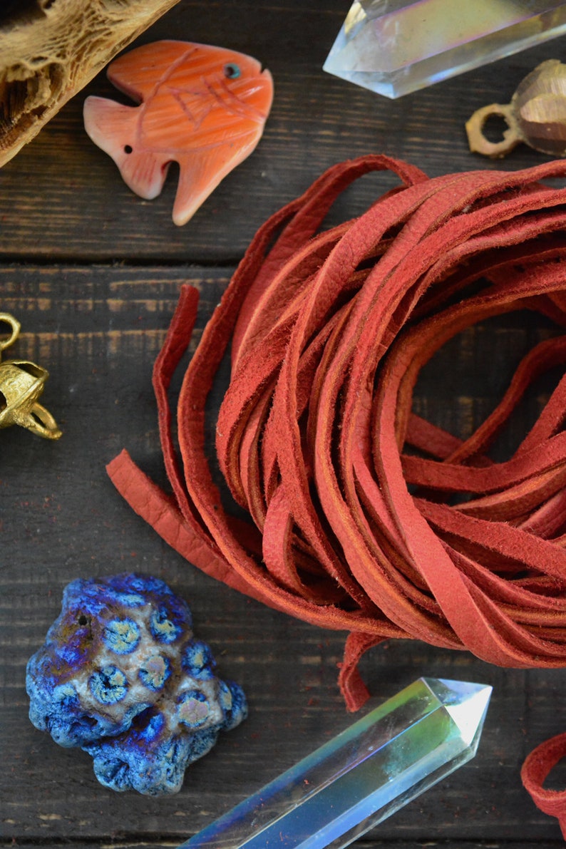 Sienna Brown: 5mm Deer Suede Leather Lace 40 strap | Etsy