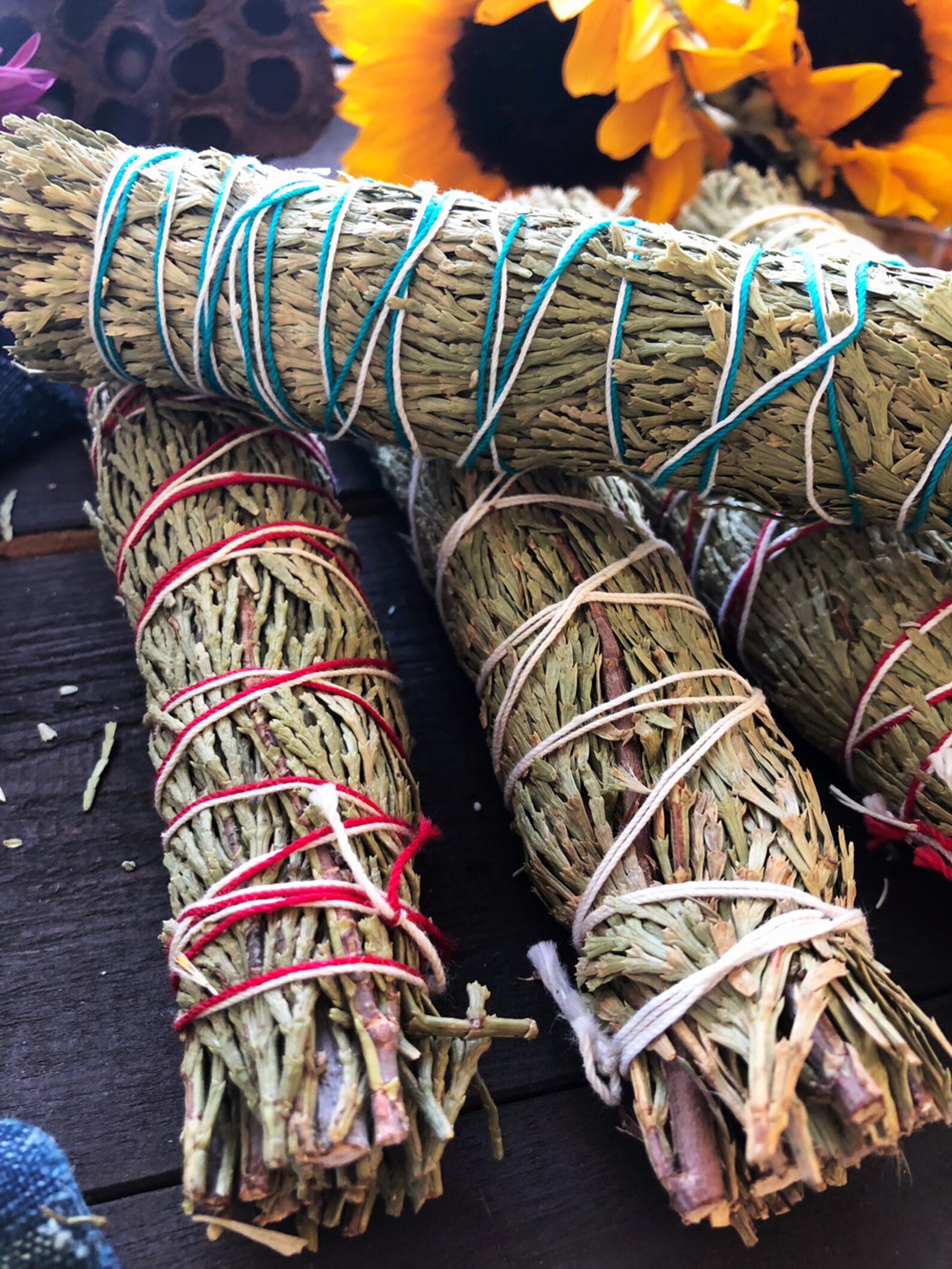 Organic Natural Cedar Bundle 7-8 Large Bundles 1 Stick - Etsy