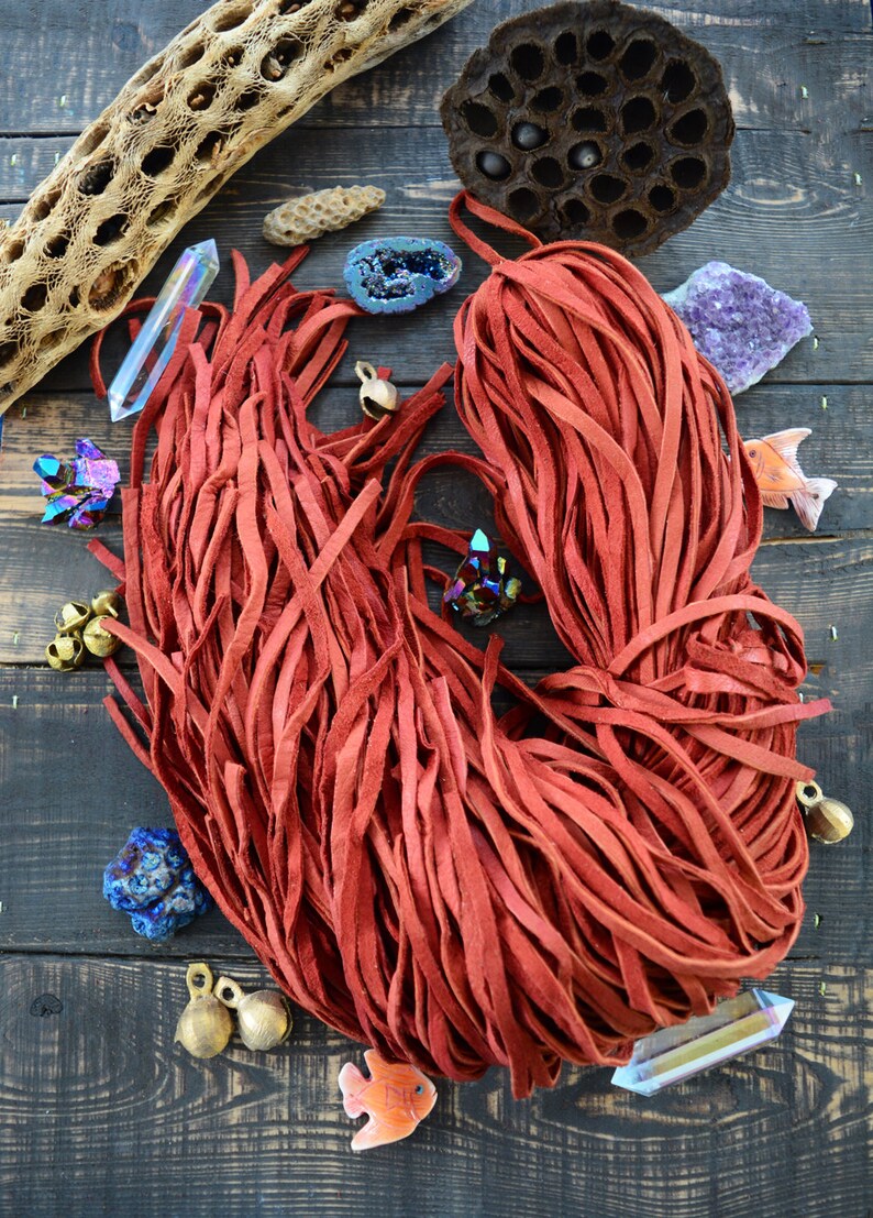 Sienna Brown: 5mm Deer Suede Leather Lace 40 strap | Etsy