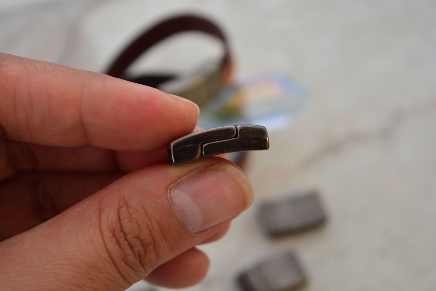 Gunmetal Small Curved Magnetic Clasp 12x20mm 1 Pc / 10mm - Etsy